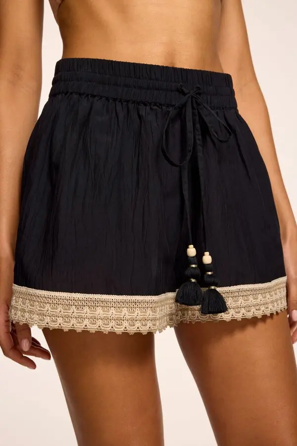 Ramy Brook Adrienne Embroidered Mini Coverup Short
