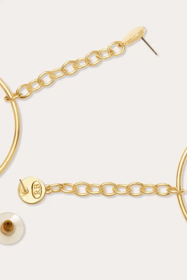 Ramy Brook Lea Teardrop Hoop Earrings
