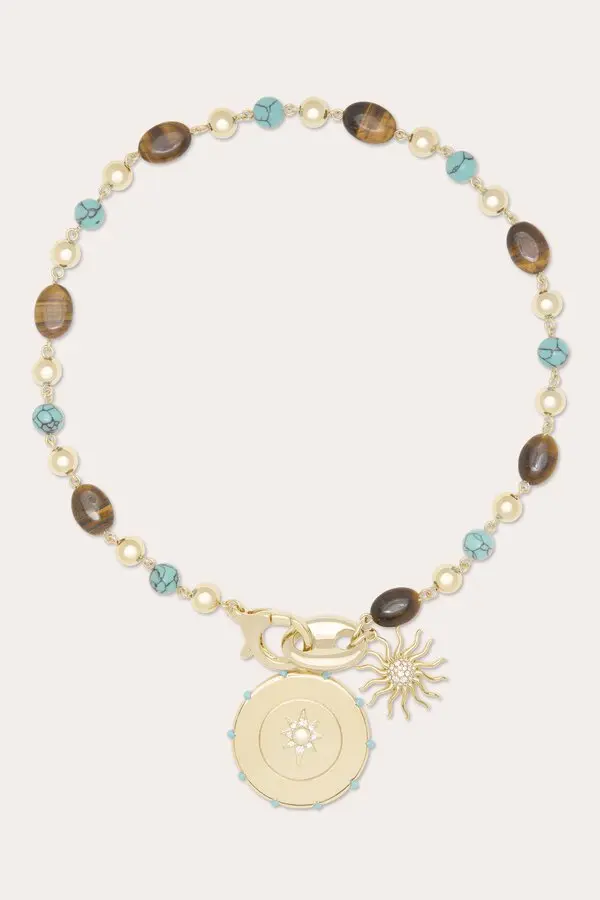 Ramy Brook Serra Gemstone Statement Necklace - Turquoise Multi
