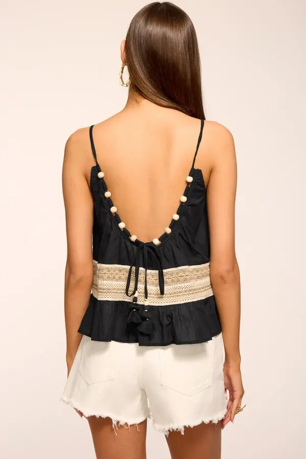 Ramy Brook Kiersten Embellished Coverup Tank Top