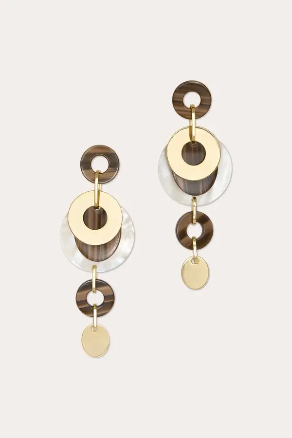 Ramy Brook Polina Link Statement Earrings