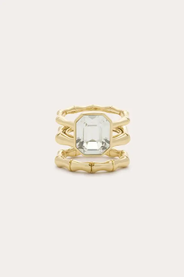 Ramy Brook Chiara Gemstone Stacked Ring - Gold