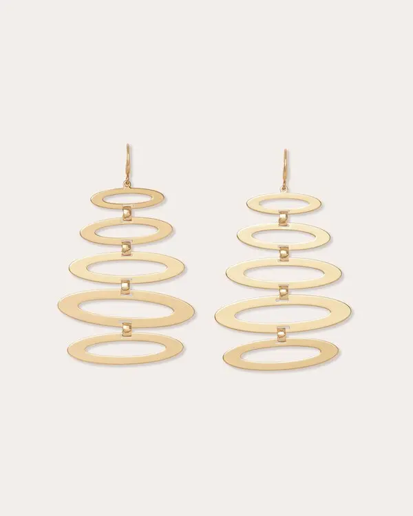 Ramy Brook Jazmine Oval Earrings - Gold