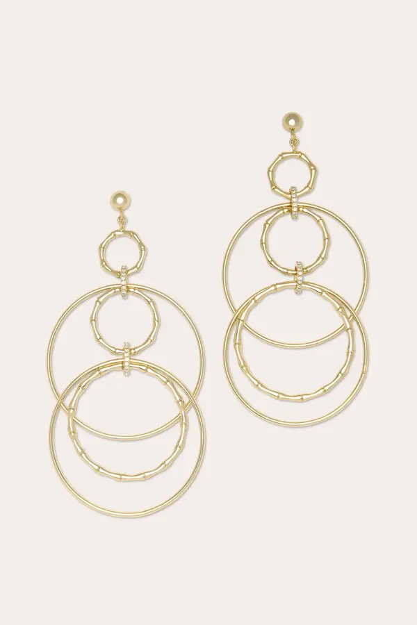 Ramy Brook Chiara Layered Statement Earrings - Gold