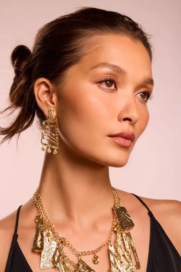 Ramy Brook Eli Geometric Statement Earrings