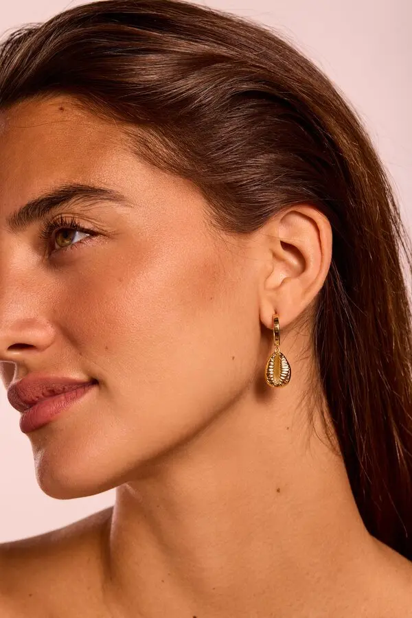 Ramy Brook Casie Shell Earrings