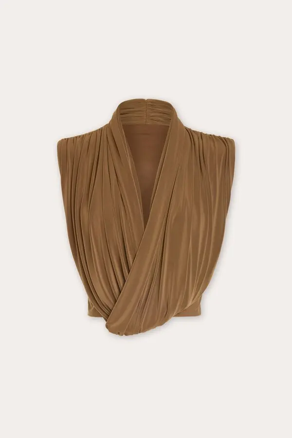 Ramy Brook Evie Cropped Jersey Top