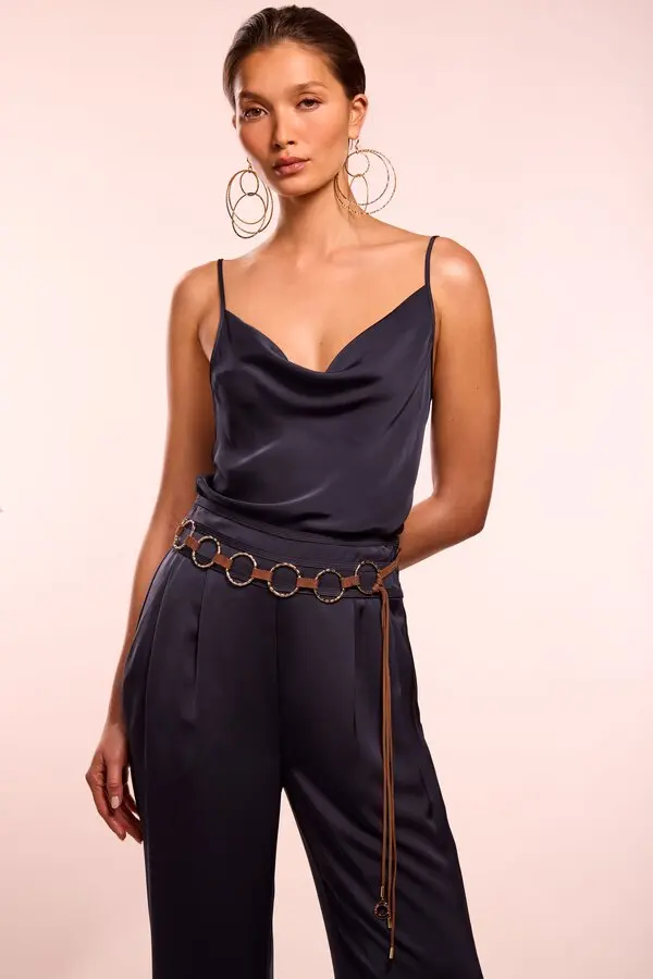 Ramy Brook Chiara Suede Chain Belt