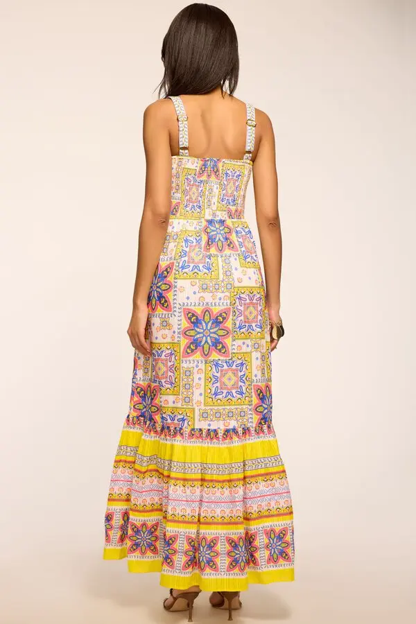 Ramy Brook Alora Printed Cotton Maxi Dress