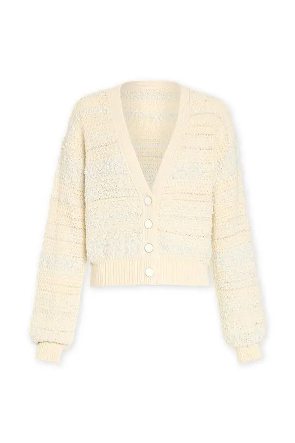 Ramy Brook Carly Textured Knit Cardigan