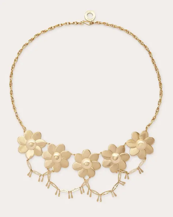 Ramy Brook Alayzia Flower Chain Belt - Gold