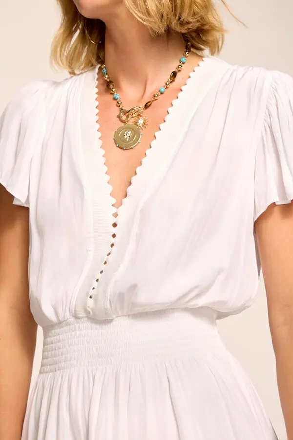 Ramy Brook Irene Embellished Mini Dress