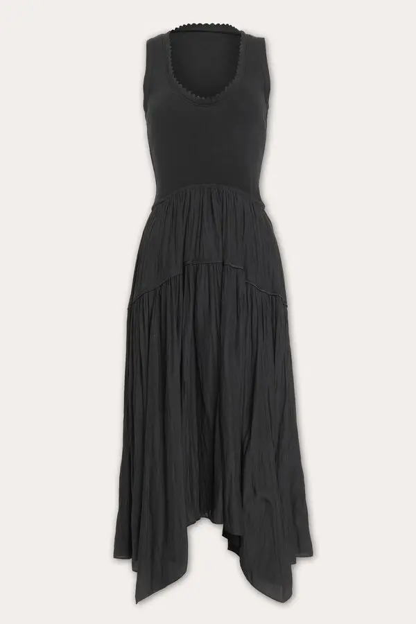 Ramy Brook Hadley Knit Combo Midi Dress