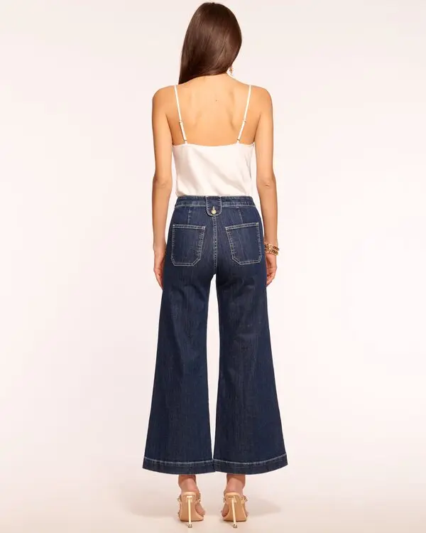 Ramy Brook Theodora Cropped Wide Leg Jean