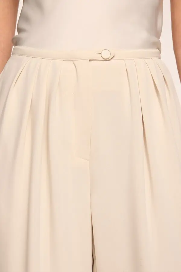 Ramy Brook Yasmine Wide Leg Pleated Pant