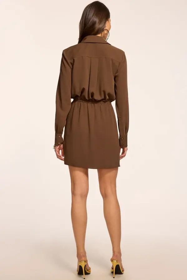 Ramy Brook Norah Collared Mini Dress