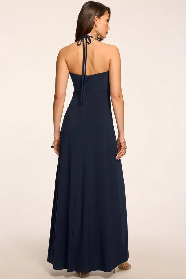 Ramy Brook Mira Jersey Halter Maxi Dress