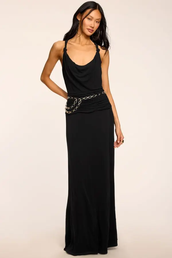 Ramy Brook Mariah Embellished Jersey Maxi Gown