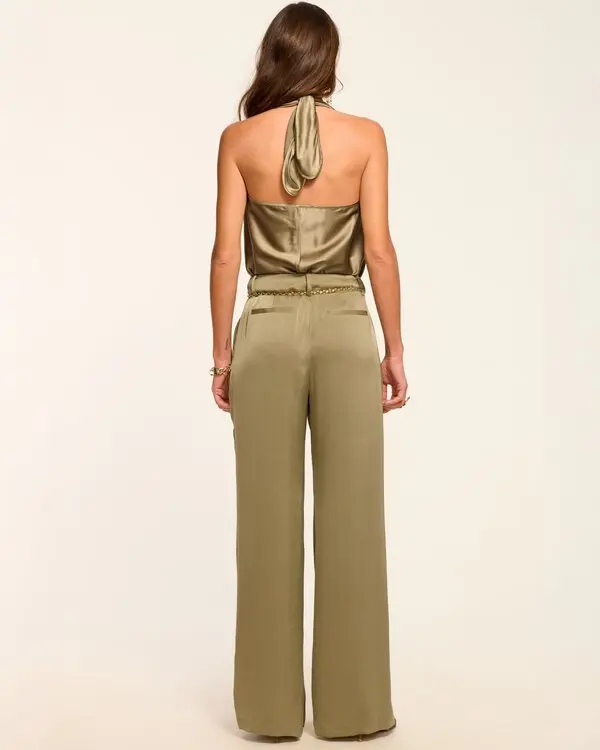 Ramy Brook Oscar Pleated Wide Leg Pant