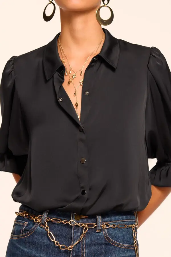 Ramy Brook Dina Button Down Bodysuit