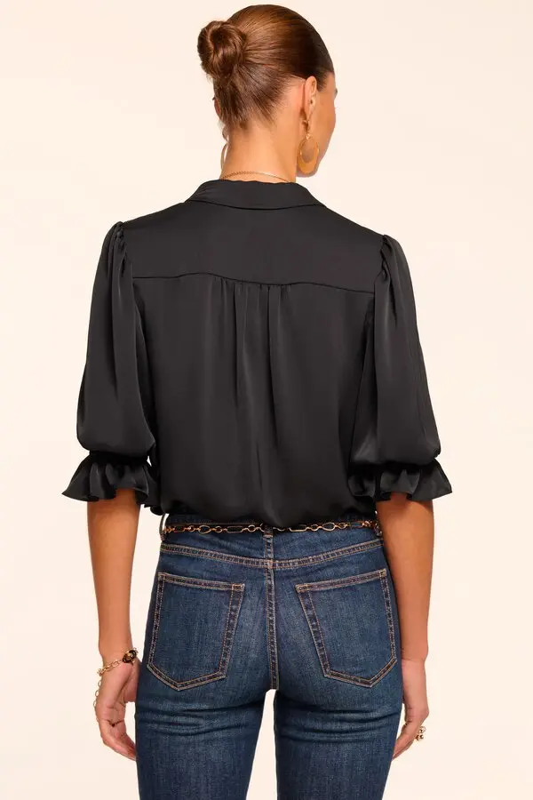Ramy Brook Dina Button Down Bodysuit