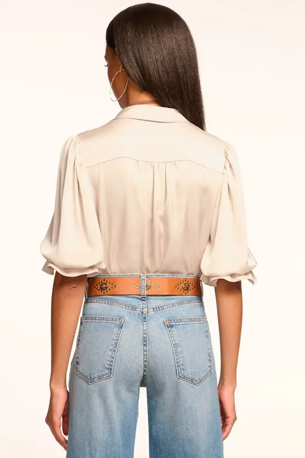 Ramy Brook Dina Button Down Bodysuit