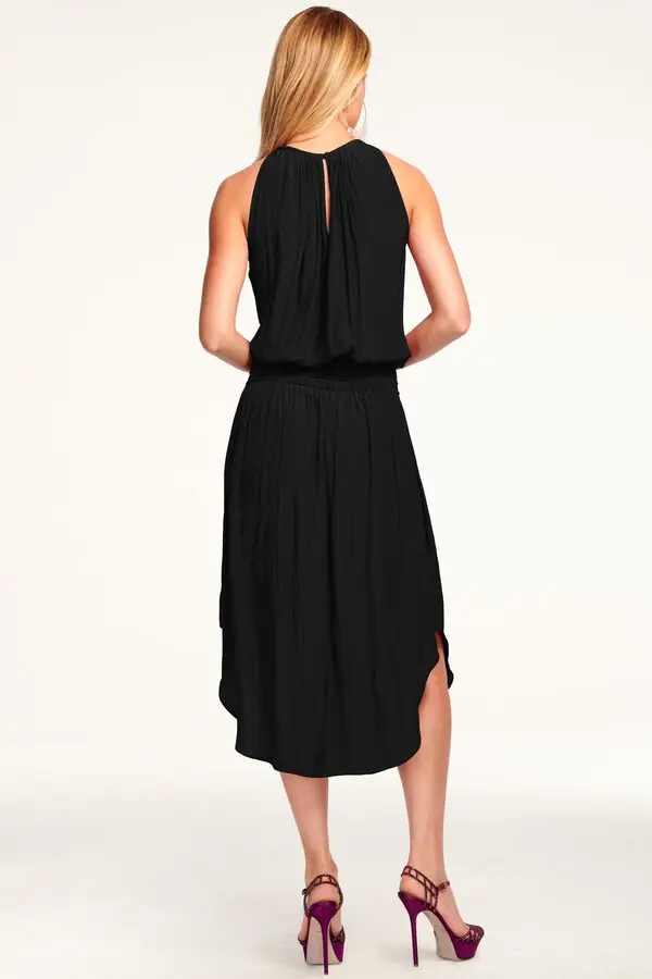 Ramy Brook Audrey Smocked Midi Dress