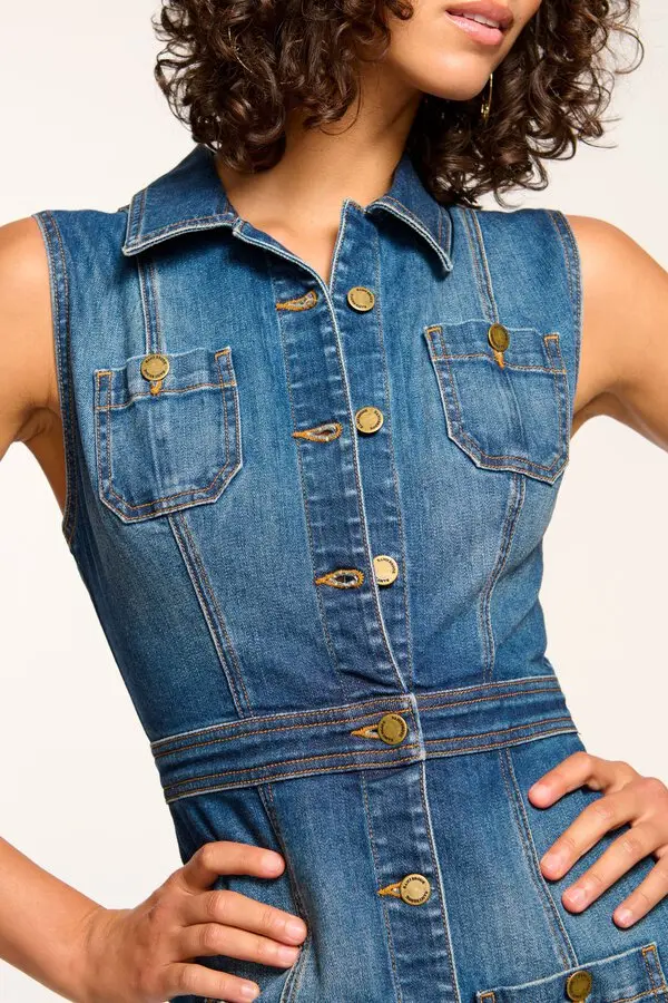 Ramy Brook Katalina Denim Mini Dress