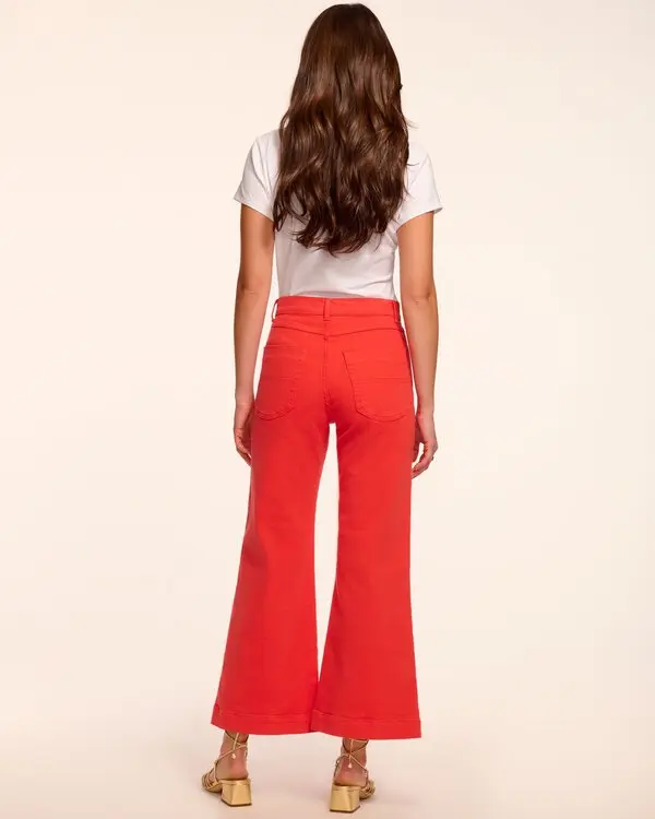 Ramy Brook Clifford Cropped Wide Leg Jean