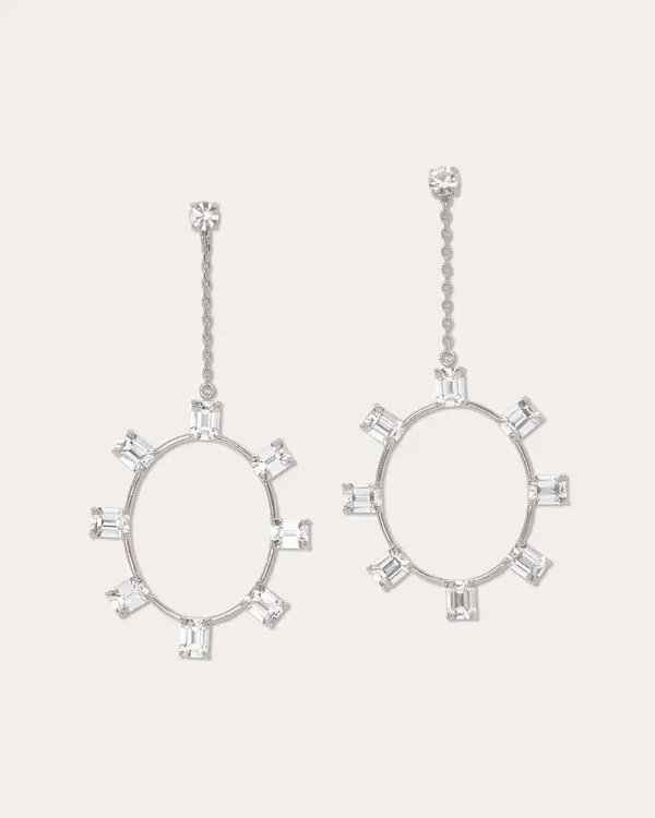 Ramy Brook Alanna Stone Drop Earrings - Silver