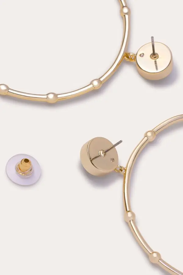 Ramy Brook Angely Drop Hoop Earrings