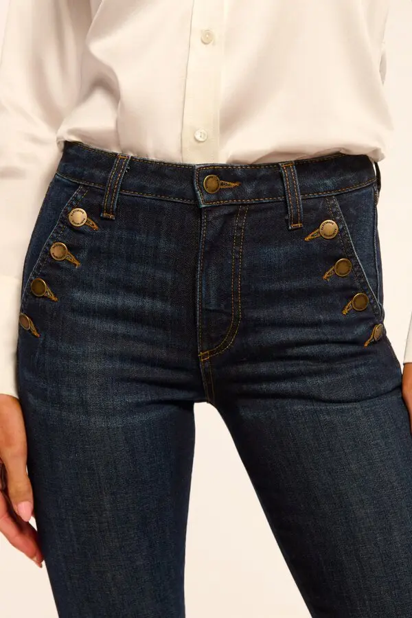 Ramy Brook Helena High-rise Flare Jean