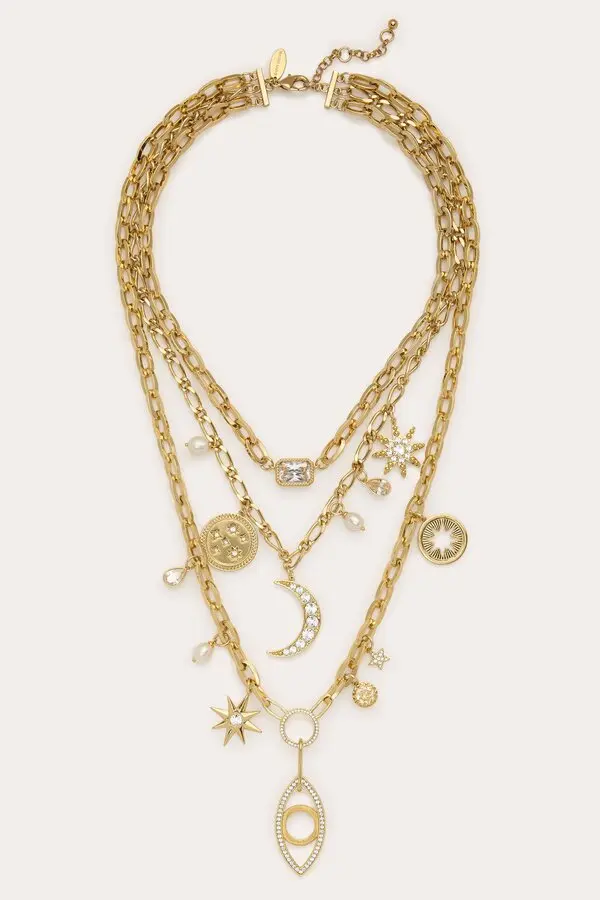 Ramy Brook Kahleah Layered Charm Necklace