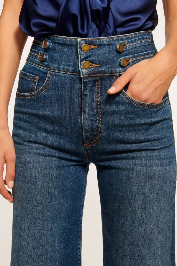 Ramy Brook Liv High-rise Wide Leg Jean