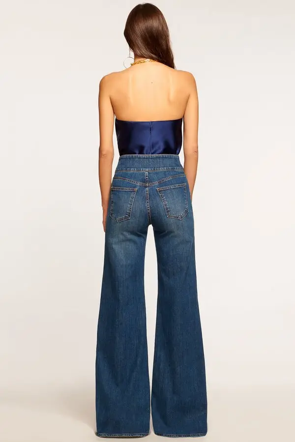Ramy Brook Liv High-rise Wide Leg Jean