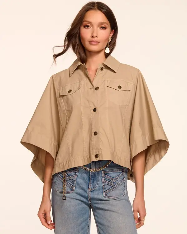 Ramy Brook Beatrice Canvas Jacket - Sandstone