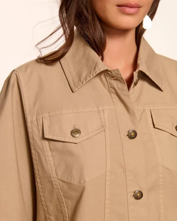 Ramy Brook Beatrice Canvas Jacket