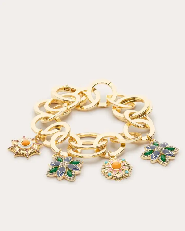 Ramy Brook Camila Flower Charm Bracelet