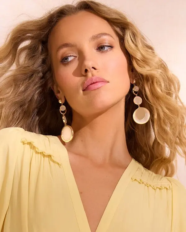 Ramy Brook Adriana Layered Disc Earrings