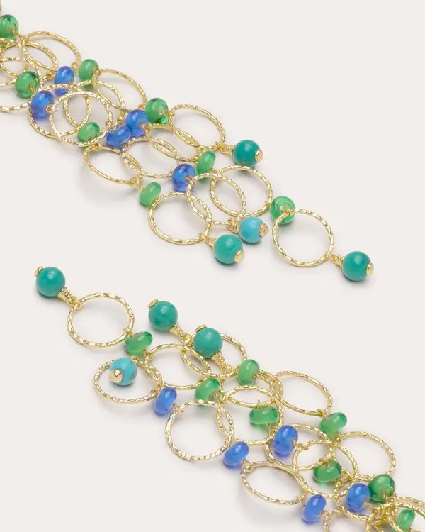 Ramy Brook Lila Beaded Chandelier Earrings