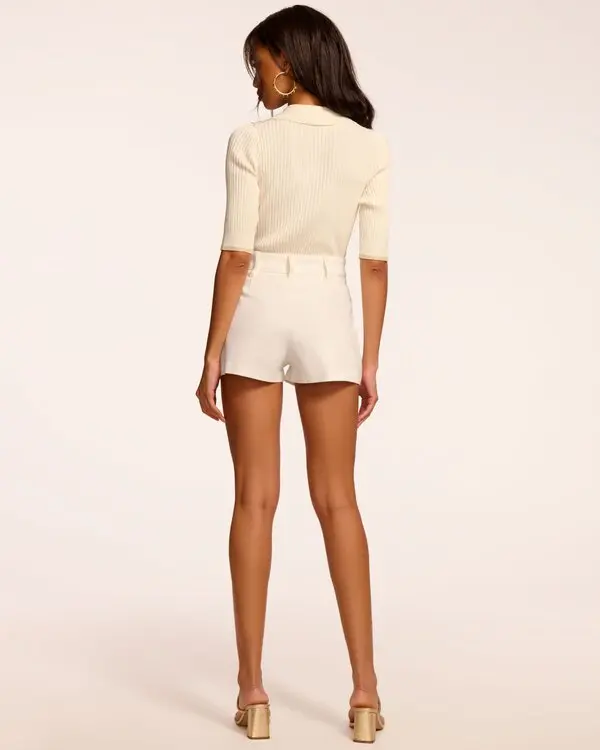 Ramy Brook Hilary High Waisted Denim Mini Short