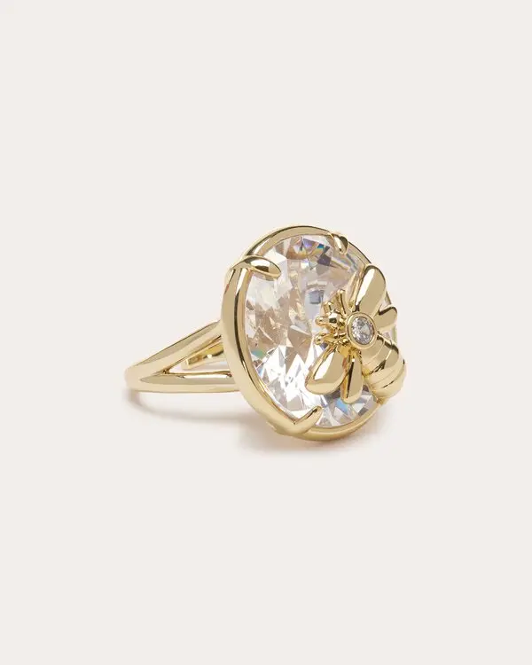 Ramy Brook Madeline Bee Cocktail Ring - Gold