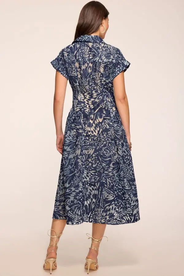 Ramy Brook Kate Printed Midi Dress