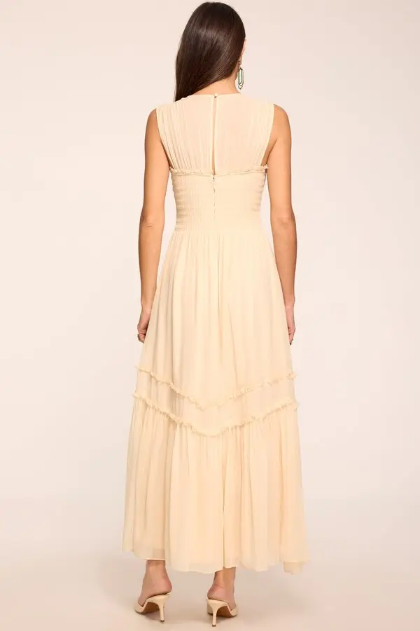 Ramy Brook Mila Smocked Midi Dress