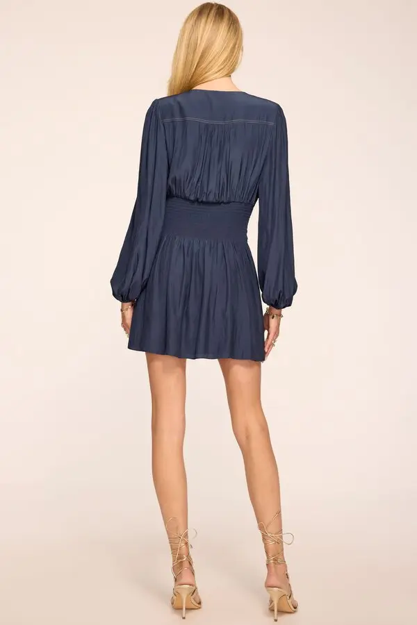 Ramy Brook Jules Long Sleeve Mini Dress