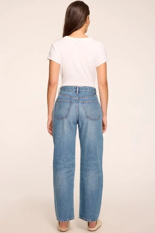 Ramy Brook Arlo Cropped Barrel Jean