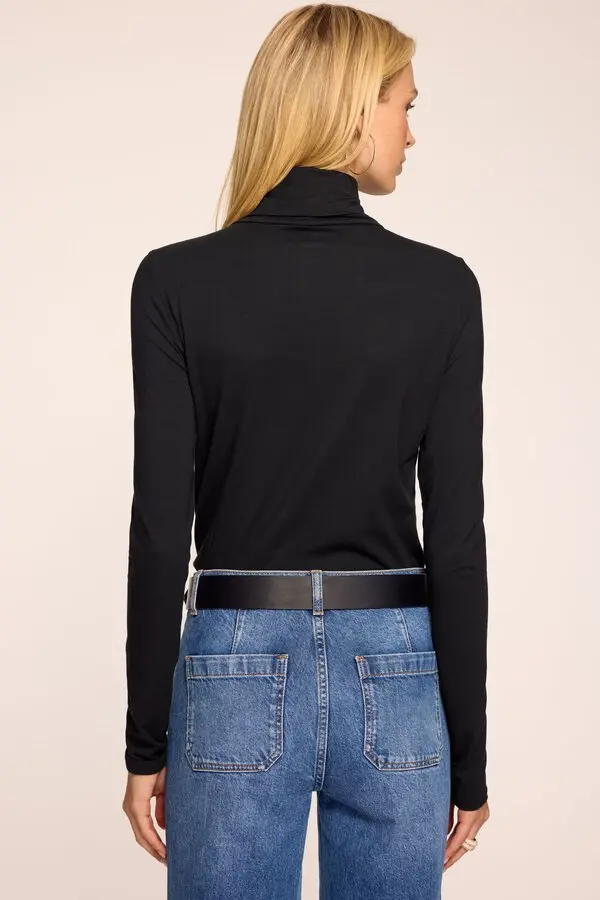 Ramy Brook Thea Knit Turtleneck Top