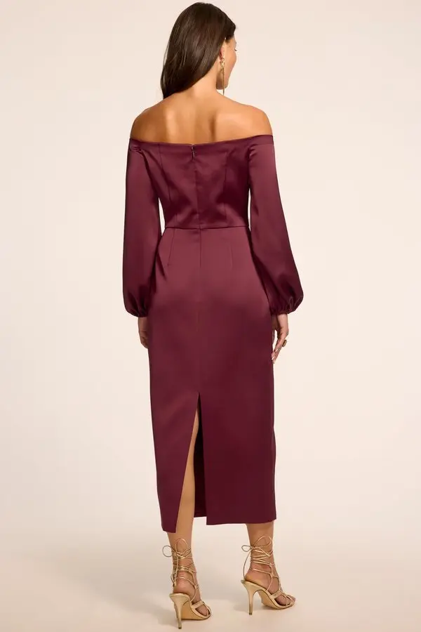 Ramy Brook Shiyan Off-the-shoulder Midi Dress