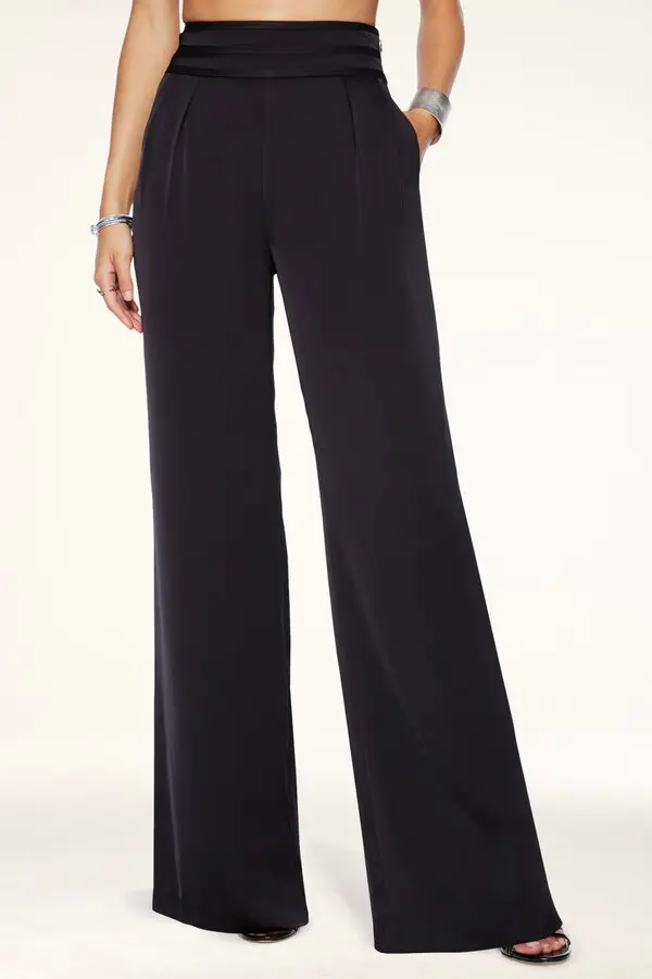 Ramy Brook Joss Wide Leg Pant - Black