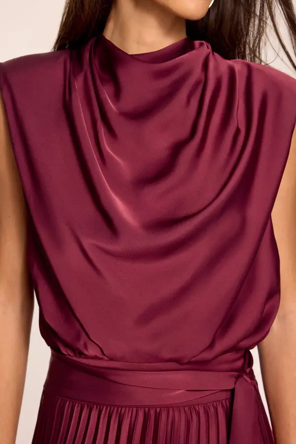 Ramy Brook Farah Draped Luxury Maxi Dress